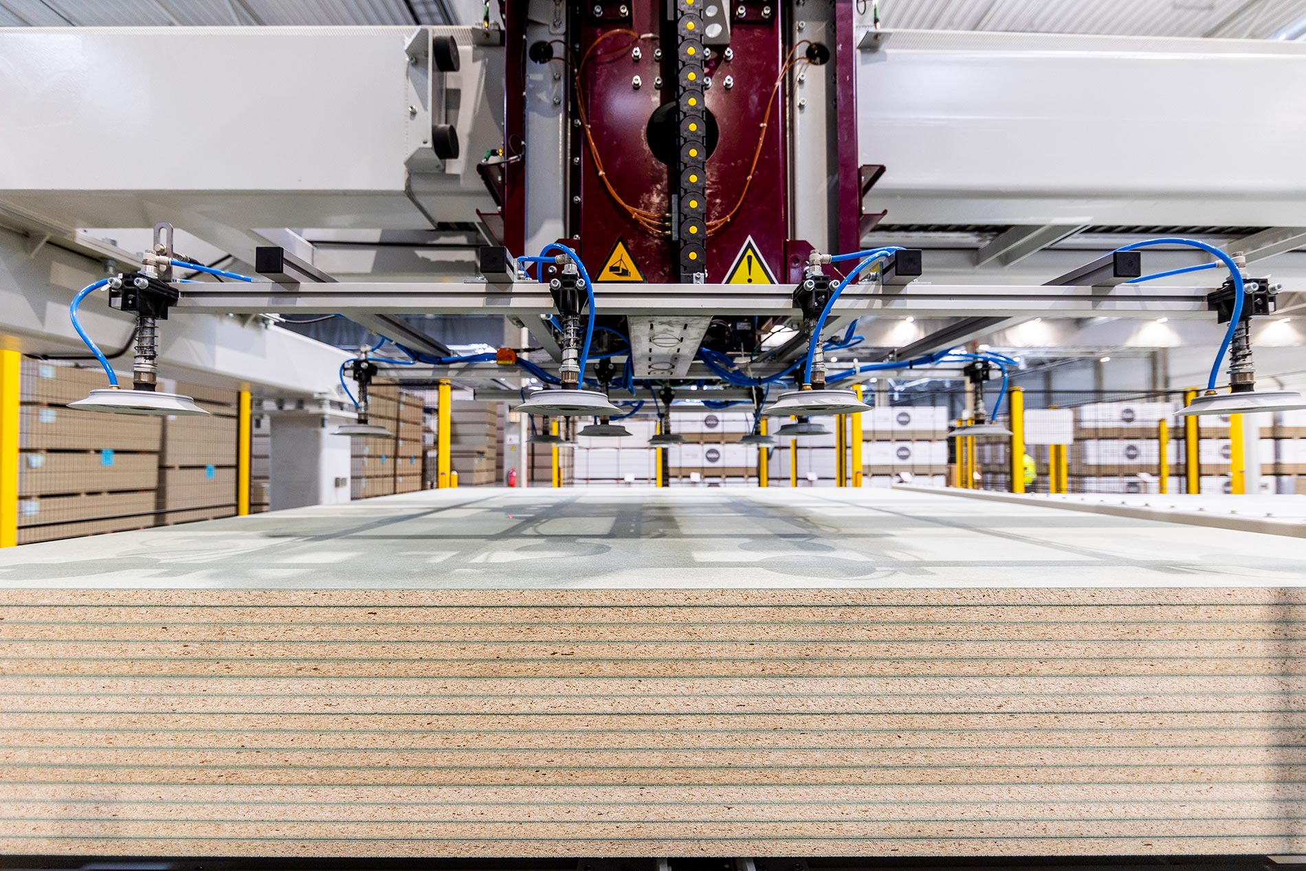 Structural particle boards production process - VMG Lignum