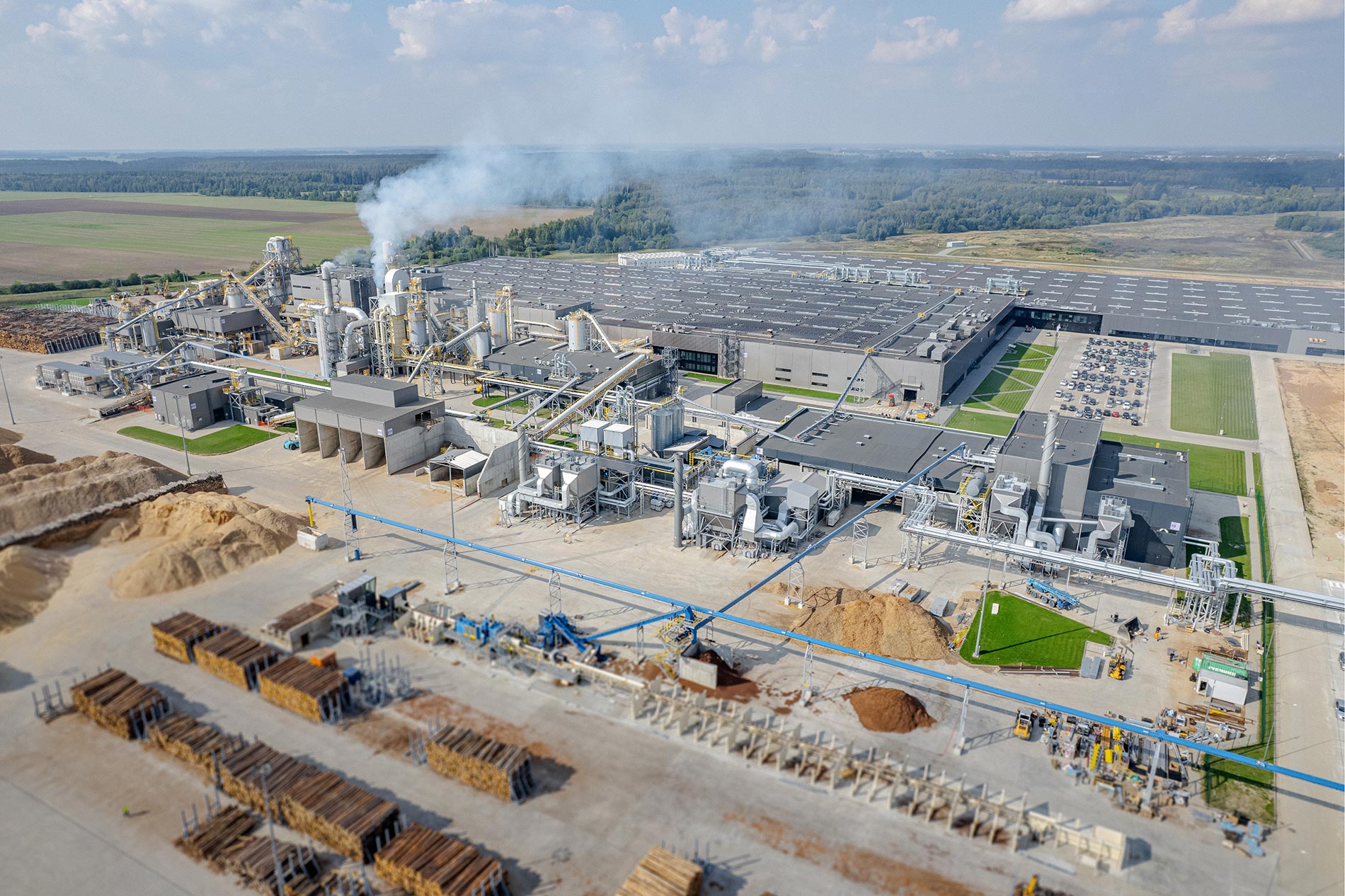 Opening of the structural particle boards factory - VMG Lignum